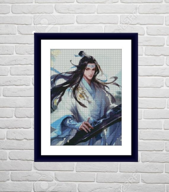 Japanese Samurai PDF Counted cross stitch pattern japanese | Etsy