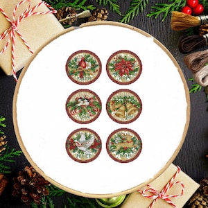 Vintage Christmas Ornaments PDF Counted Cross Stitch Pattern - Etsy Canada