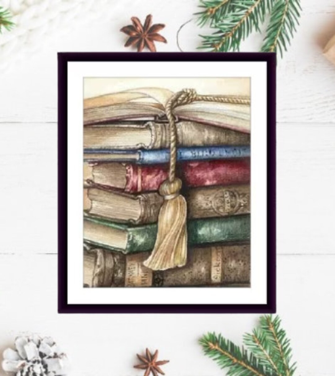 Books and Bookmark Counted Cross Stitch Pdf Pattern Books Library ...
