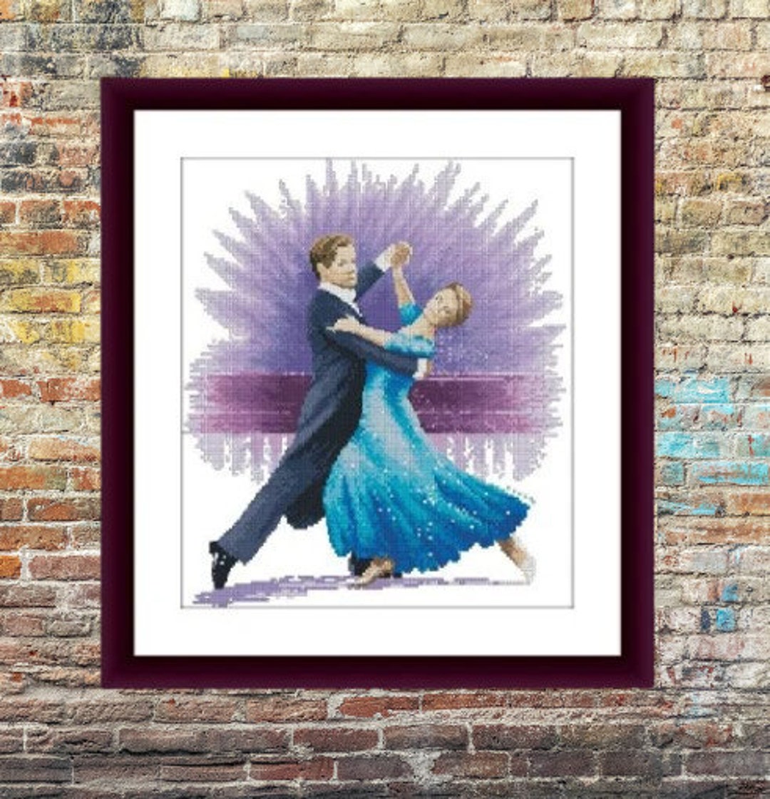 Tango Counted Cross Stitch Pattern Pdf Couple Digital Cross Stitch ...