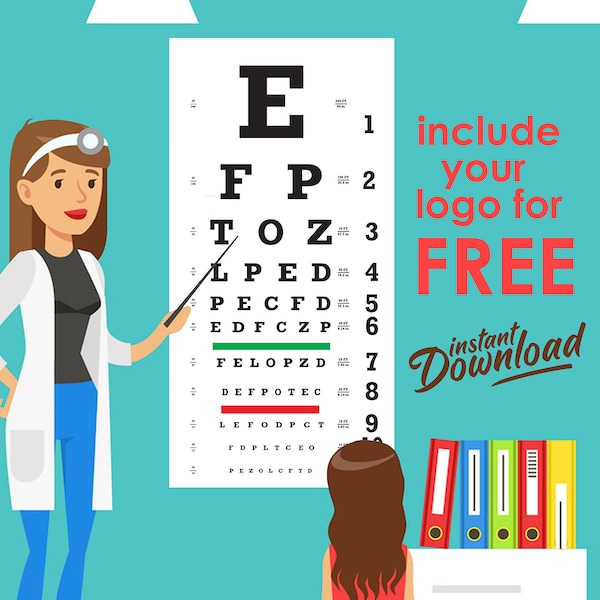 Snellen Chart - Etsy