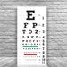 Eye Chart, Wall Eye Chart, Eye Chart Poster, Snellen Eye Charts for Eye ...