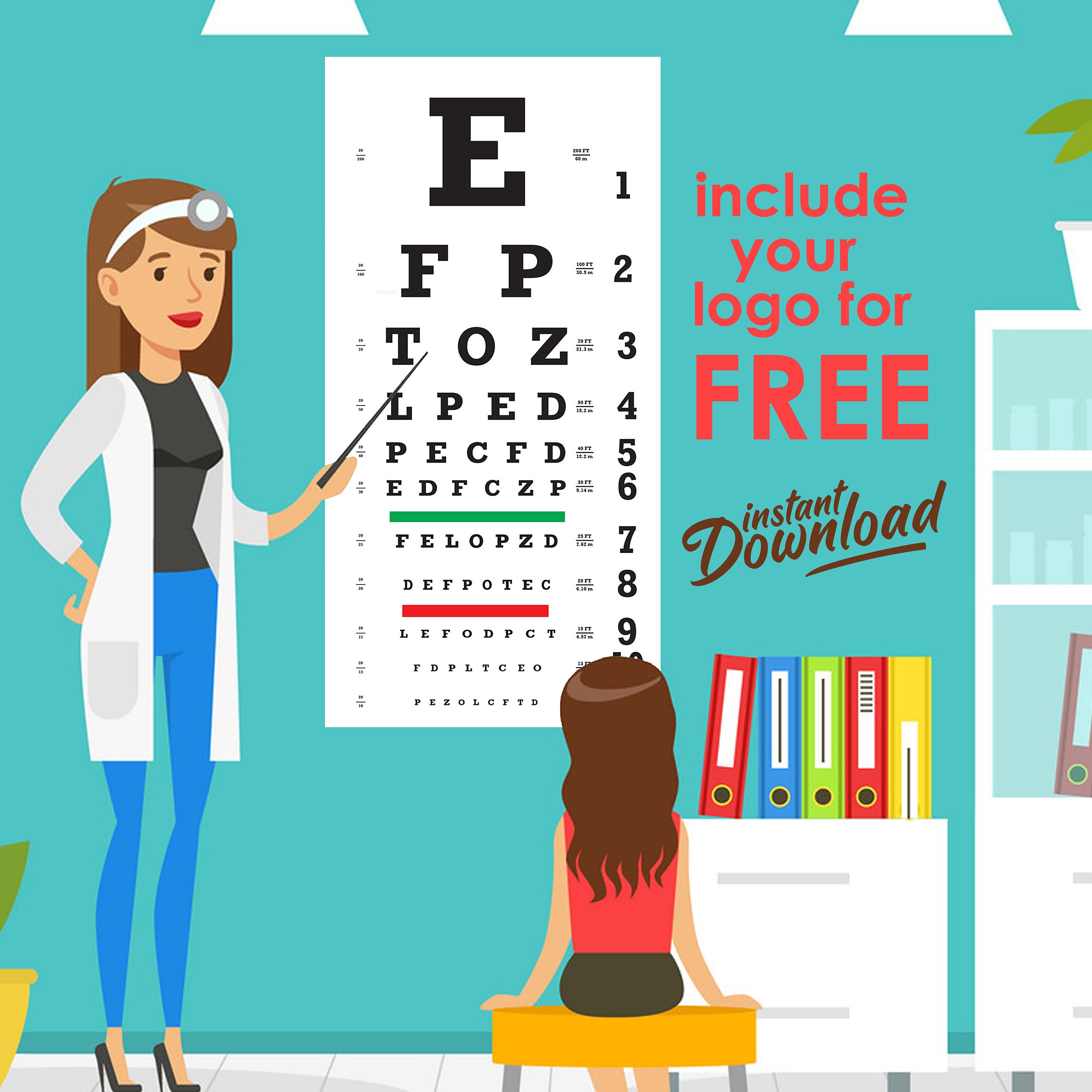 Eye Chart, Wall Eye Chart, Eye Chart Poster, Snellen Eye Charts for Eye ... Eye Chart, Wall Eye Chart, Eye Chart Poster, Snellen Eye Charts for Eye ...