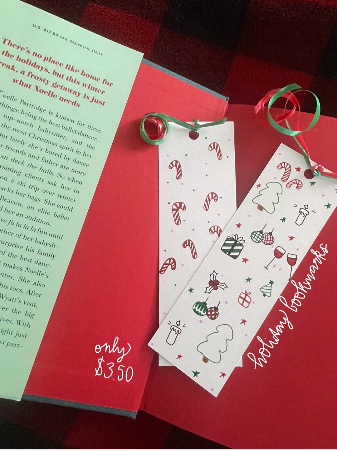Holiday Bookmarks Bookmarks Christmas Bookmarks Book - Etsy
