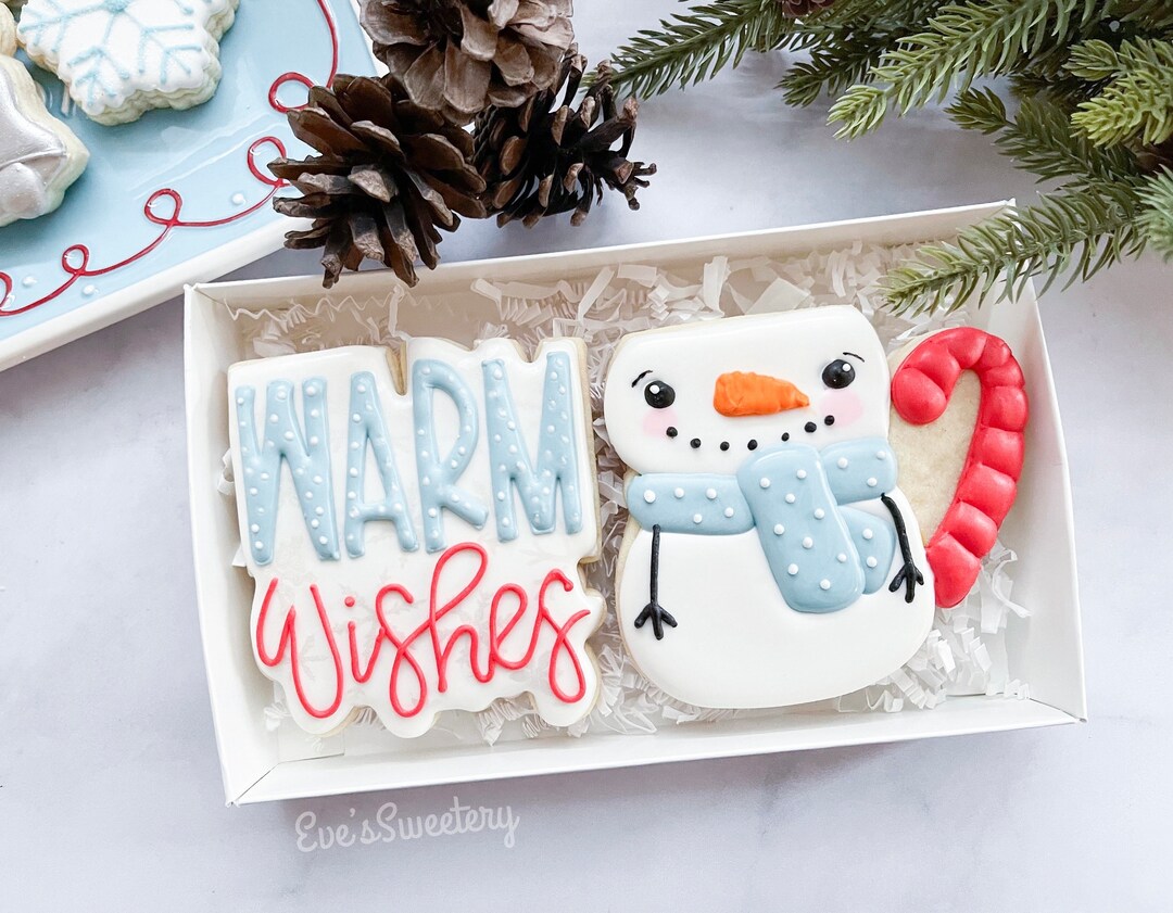 Winter Warm Wishes Cookie Set - Etsy