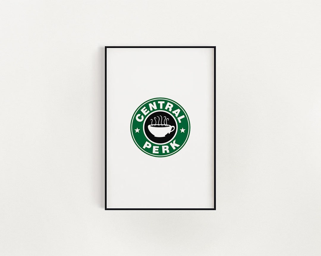 Central Perk PRINTABLE ART Digital Download, Friends, Joey, Ross ...