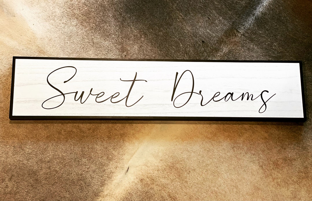 Sweet Dreams Wall Sign - Etsy