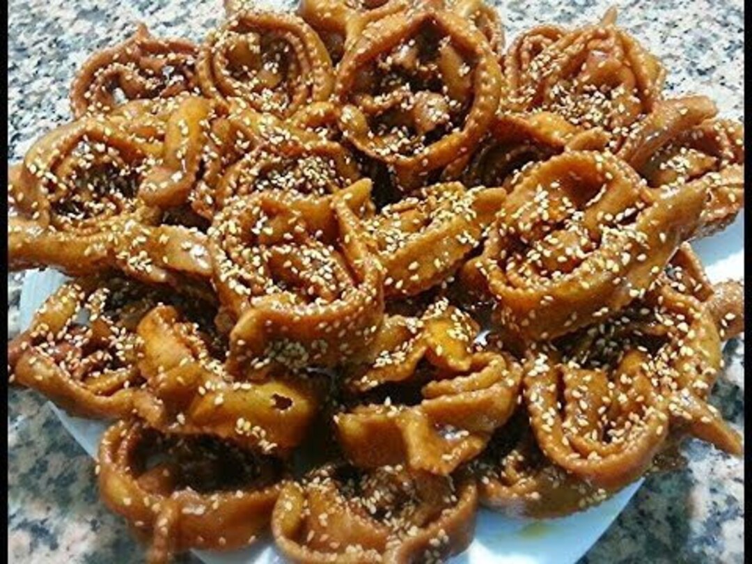 Moroccan Traditional Candy Cookies Chebakia for Ramadan Chabakia ...