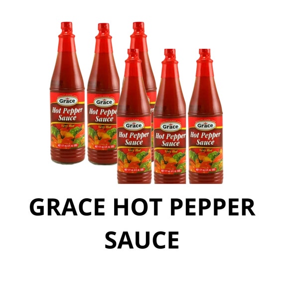 Jamaican GRACE hot Pepper SAUCE | Etsy