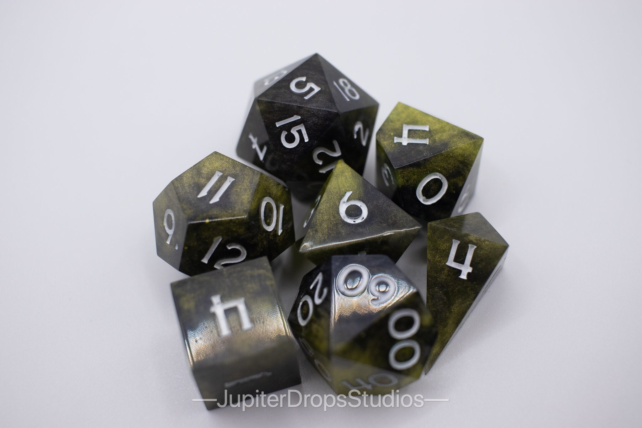 Games & Puzzles Toys & Games Fangirl Deadly Dice Hand-Crafted Resin ...