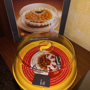 GUZZINI Cake Tray Mediterraneo Series - Vintage Design From the 1980s ...