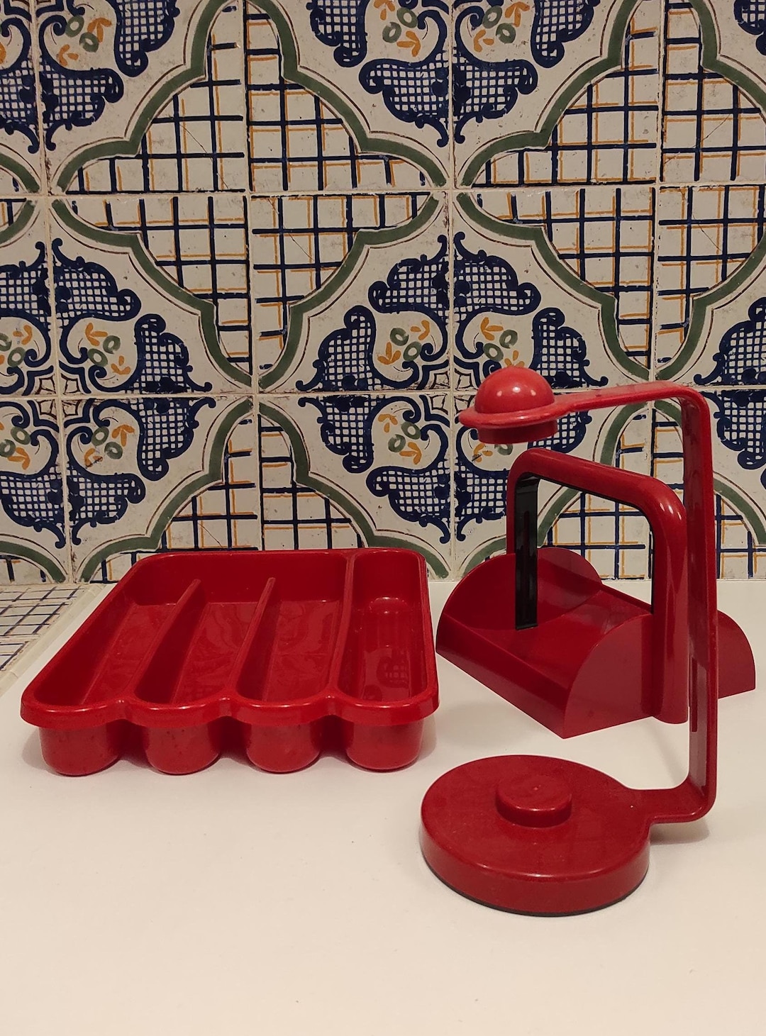 GUZZINI Set With Kitchen Roll Holder, Cutlery Holder, Napkin Holder ...