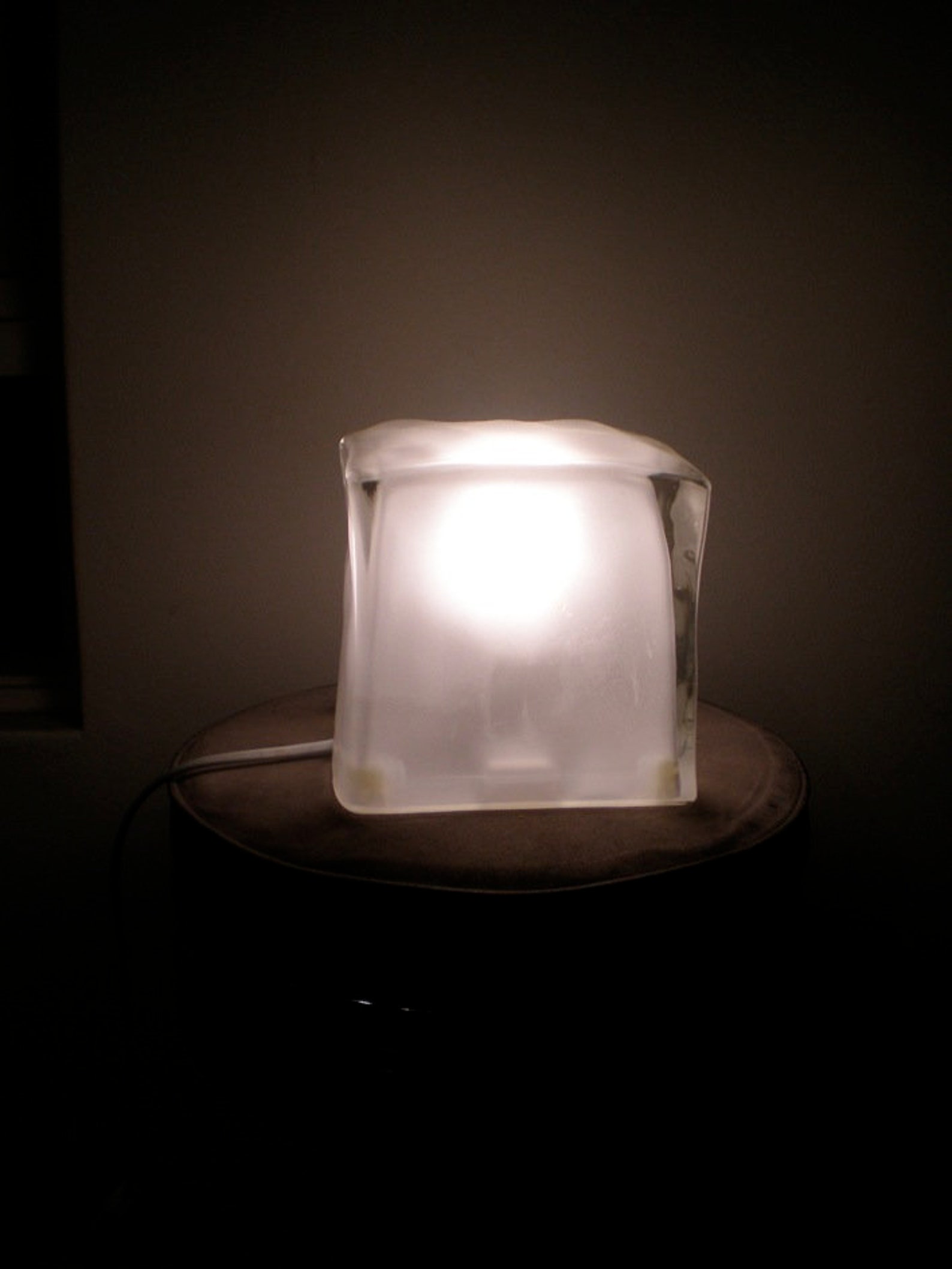 IKEA Ice Cube IVIKEN Glass Table Lamp Vintage Design 90's Ice Cube - Etsy