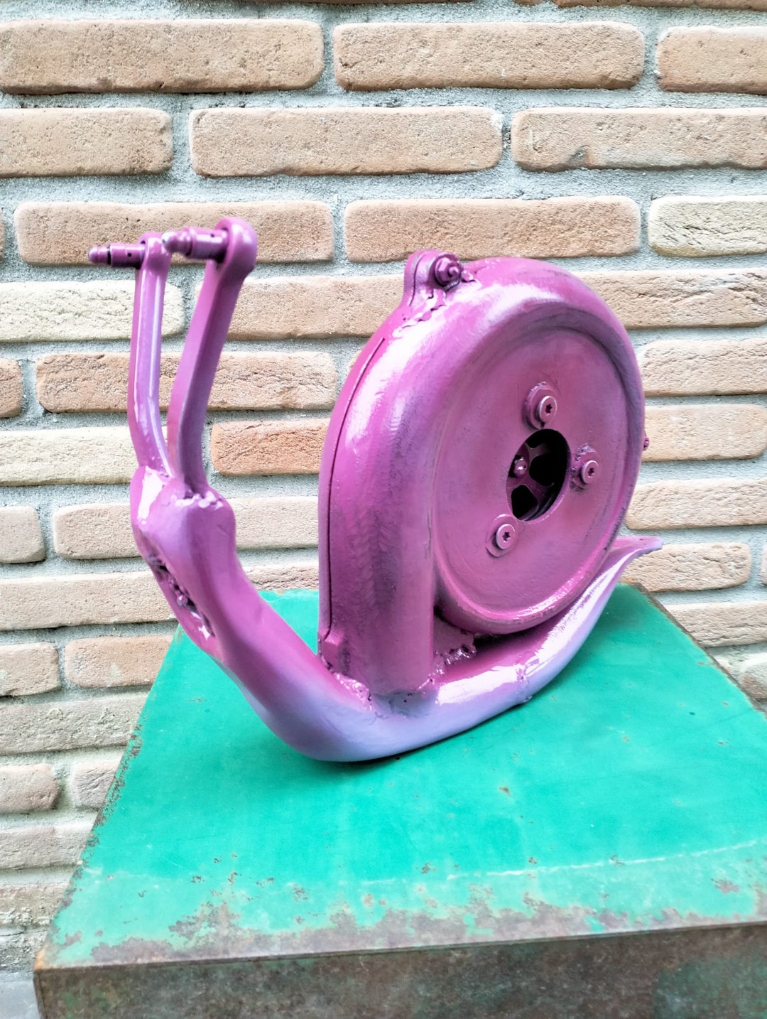 Iron Snail Sculpture by F-lor Da Fer Contemporary Artwork in Recycled ...