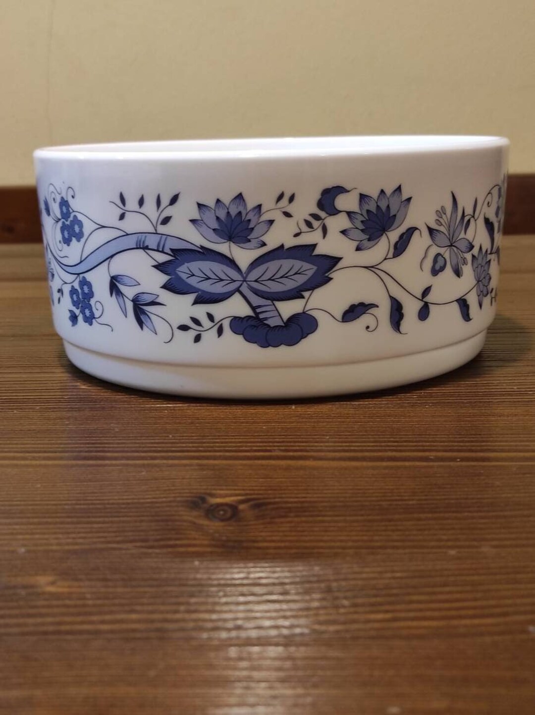 ARCOPAL Bowl Blue Onion Collection Vintage Design 80s Made in France - Etsy