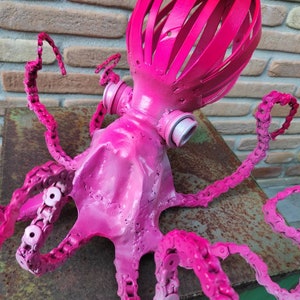 Octopus Sculpture by F-lor Da Fer Recycled Iron Contemporary - Etsy