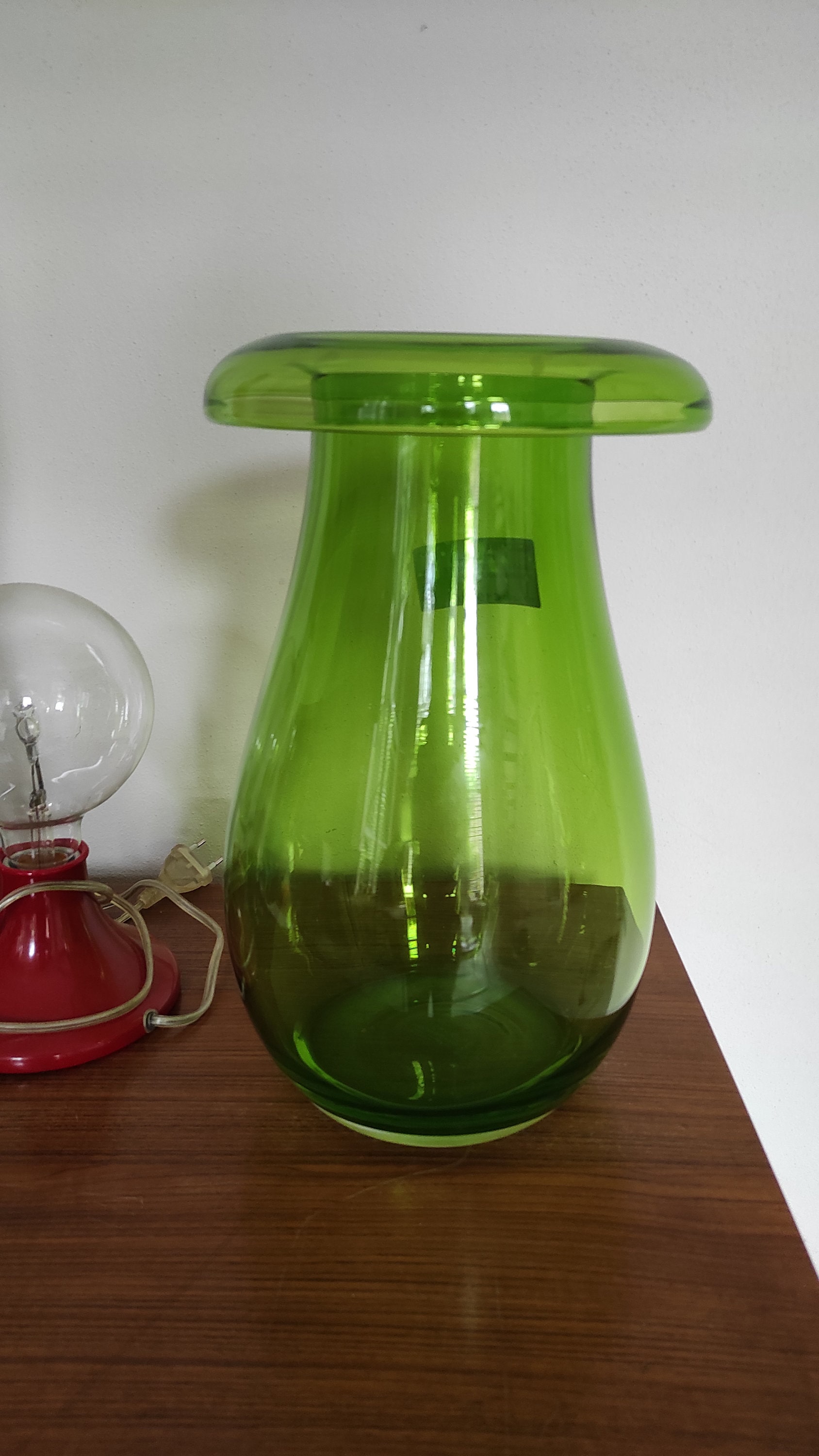 Vintage IKEA Stockholm 1999 Design by Maria Vinka Large Green Mushroom ...