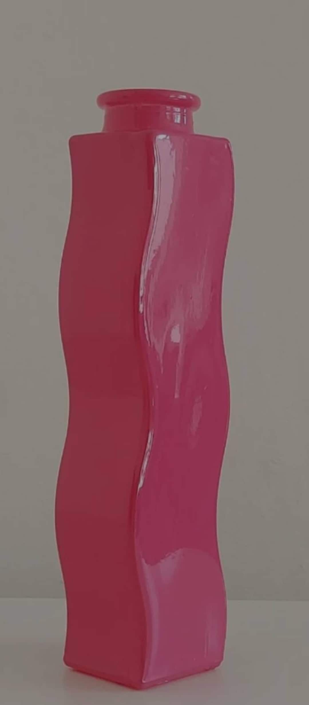 SKAMT Squiggle Wave Vases IKEA Pink Wavy Vases 90s - Etsy Australia