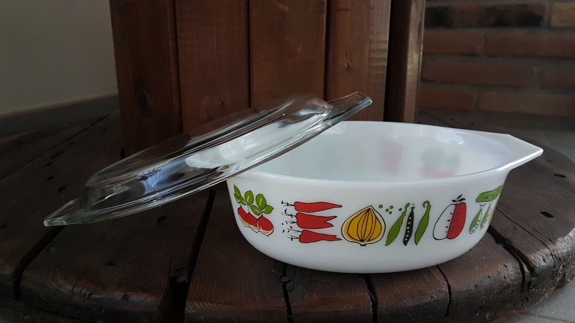Pyrex JAJ Harvest Baking Dish Vintage Oven Dish - Made in England 1960s ...