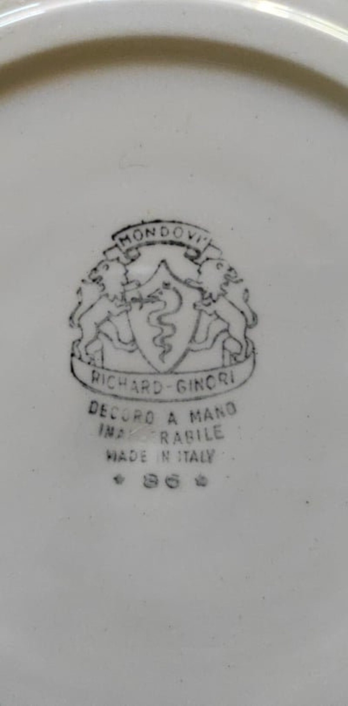 RICHARD GINORI Mondovì 1960s Giano Table Set Africa | Etsy