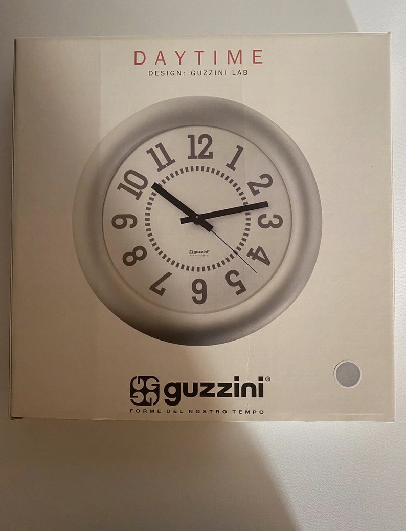 GUZZINI Daytime Wall Clock Vintage Design by Guzzini Lab - Etsy
