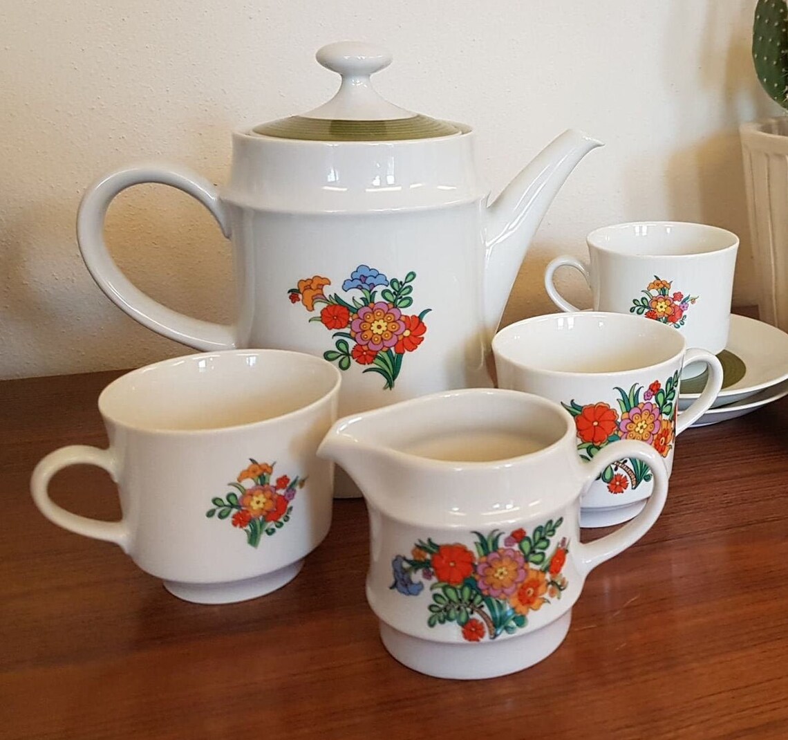 MITTERTEICH Bavaria Tea Set for 4 People Germany Vintage - Etsy