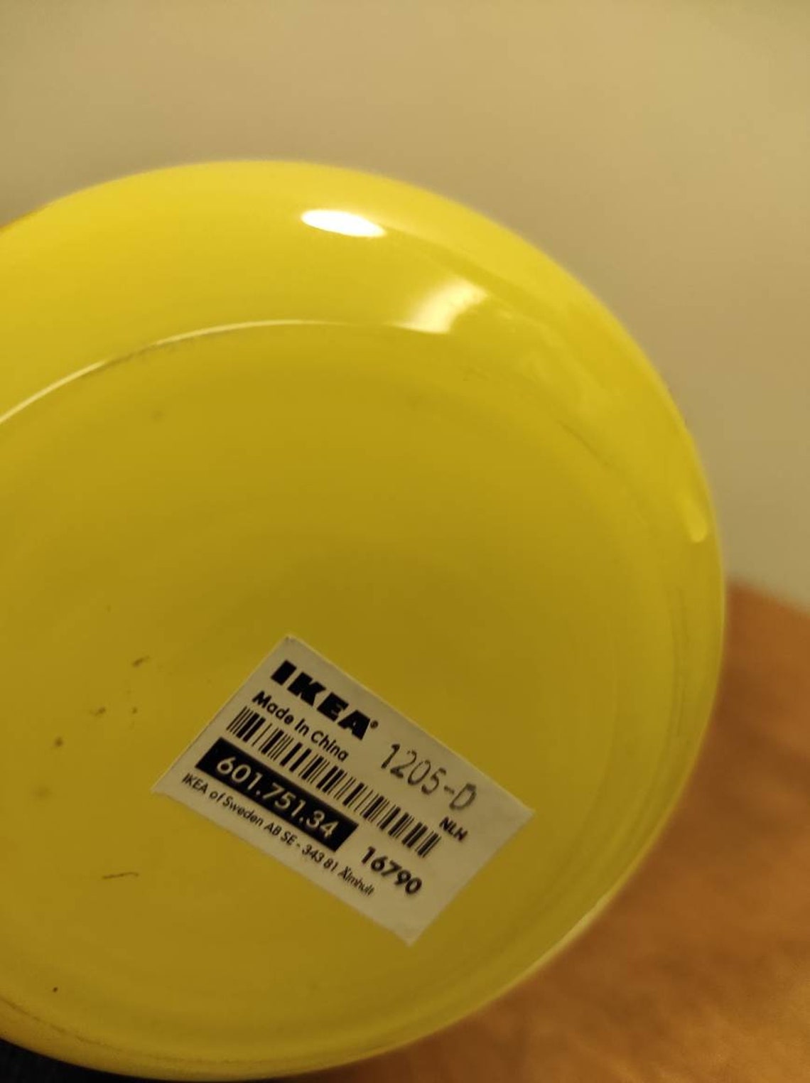 IKEA Solstrale Bubble Vase Yellow - Designer Anne Nilsson - Vintage ...