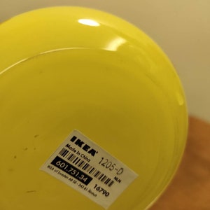 IKEA Solstrale Bubble Vase Yellow - Designer Anne Nilsson - Vintage ...