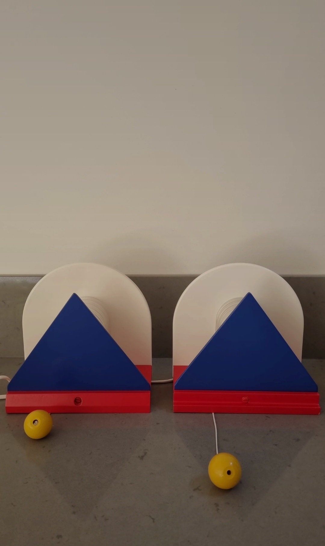 IKEA Stoja Set of 2 Memphis Milan Style Wall Lamps - Vintage Design ...