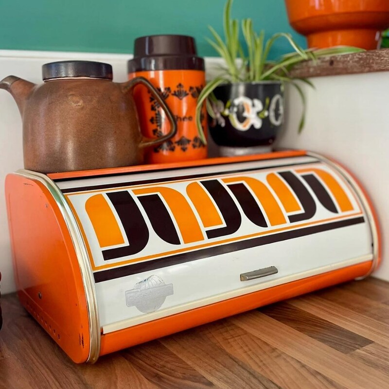 Vintage Breadbox - Etsy