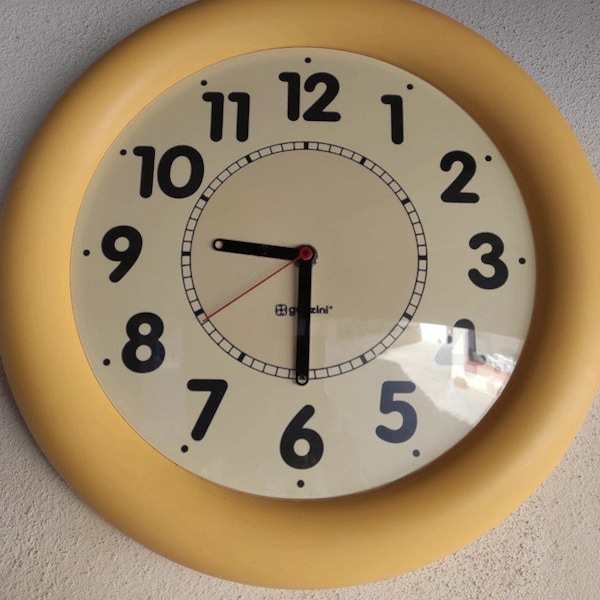 80s Wall Clock - Etsy