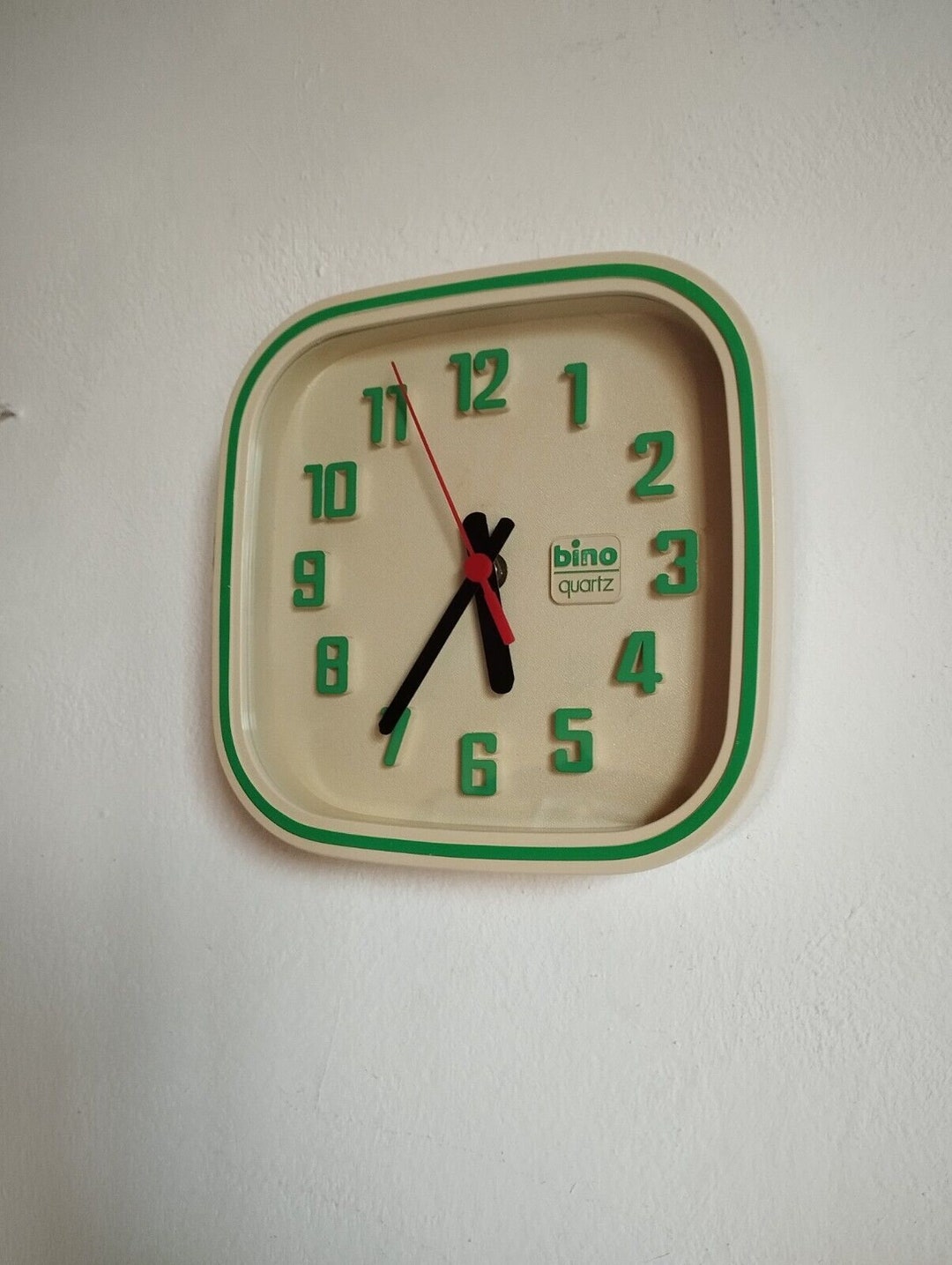 BINO Vintage Wall Clock From the 1980s Made in Italy Design - Etsy