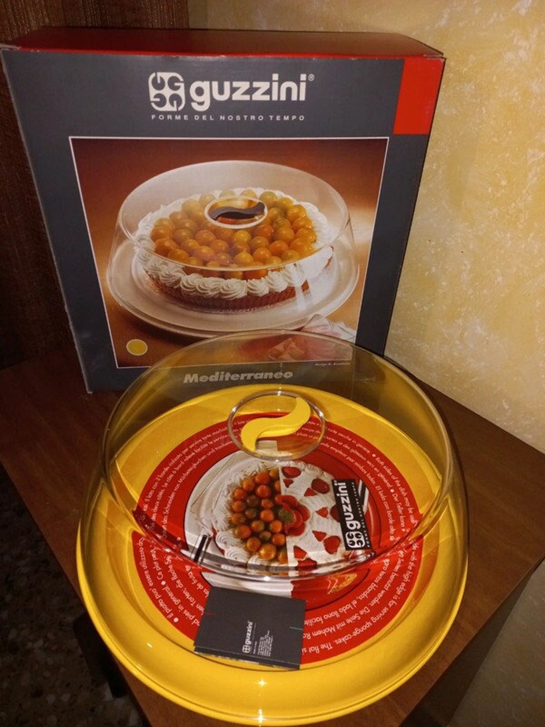 GUZZINI Cake Tray Mediterraneo Series - Vintage Design From the 1980s ...