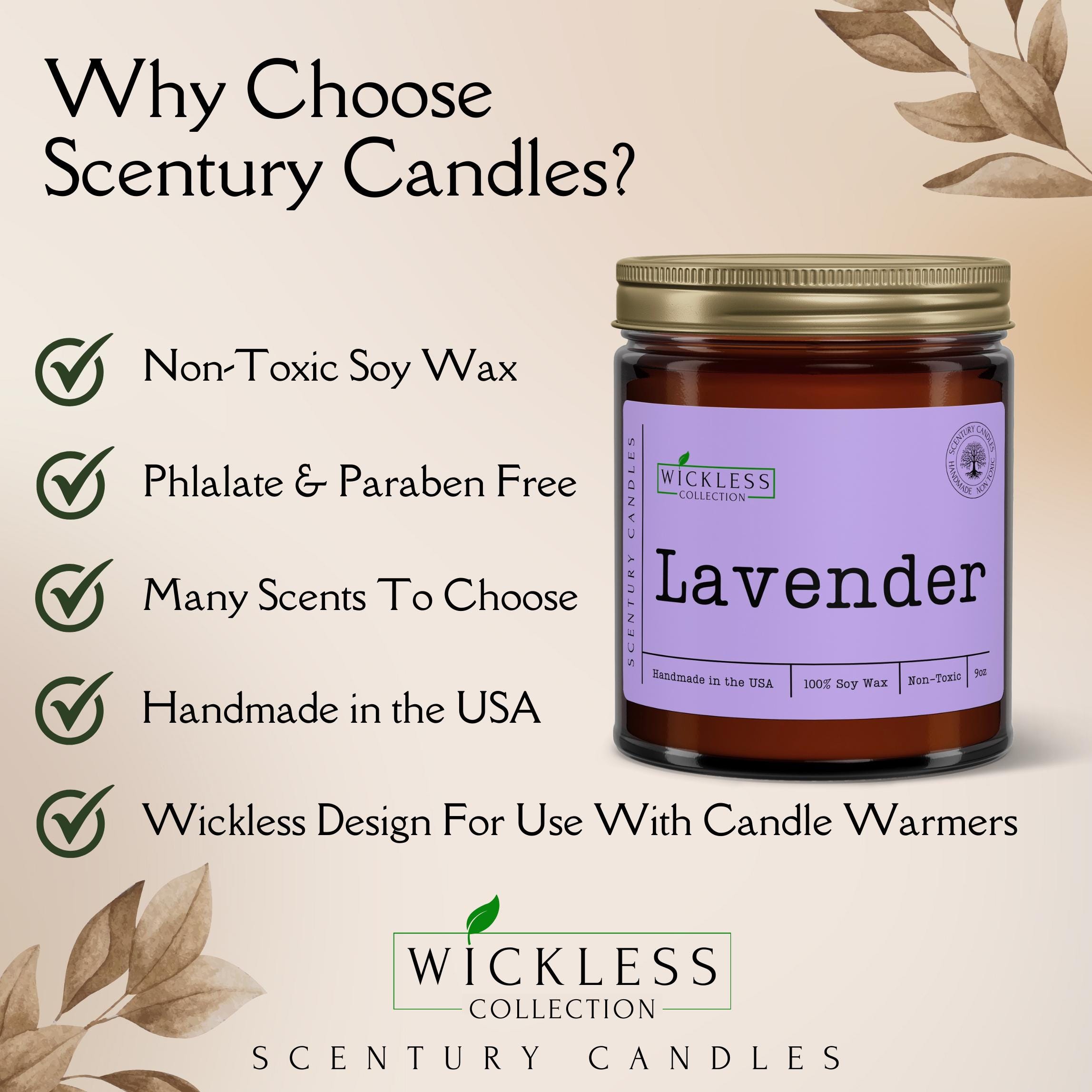 Wickless Scented Candles for Candle Warmer Lamp, Non-toxic Soy Wax - Etsy