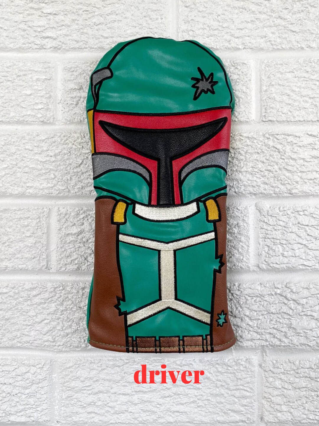 Boba Bounty Hunter Inspired Driver Headcover | Golf Accessory ...