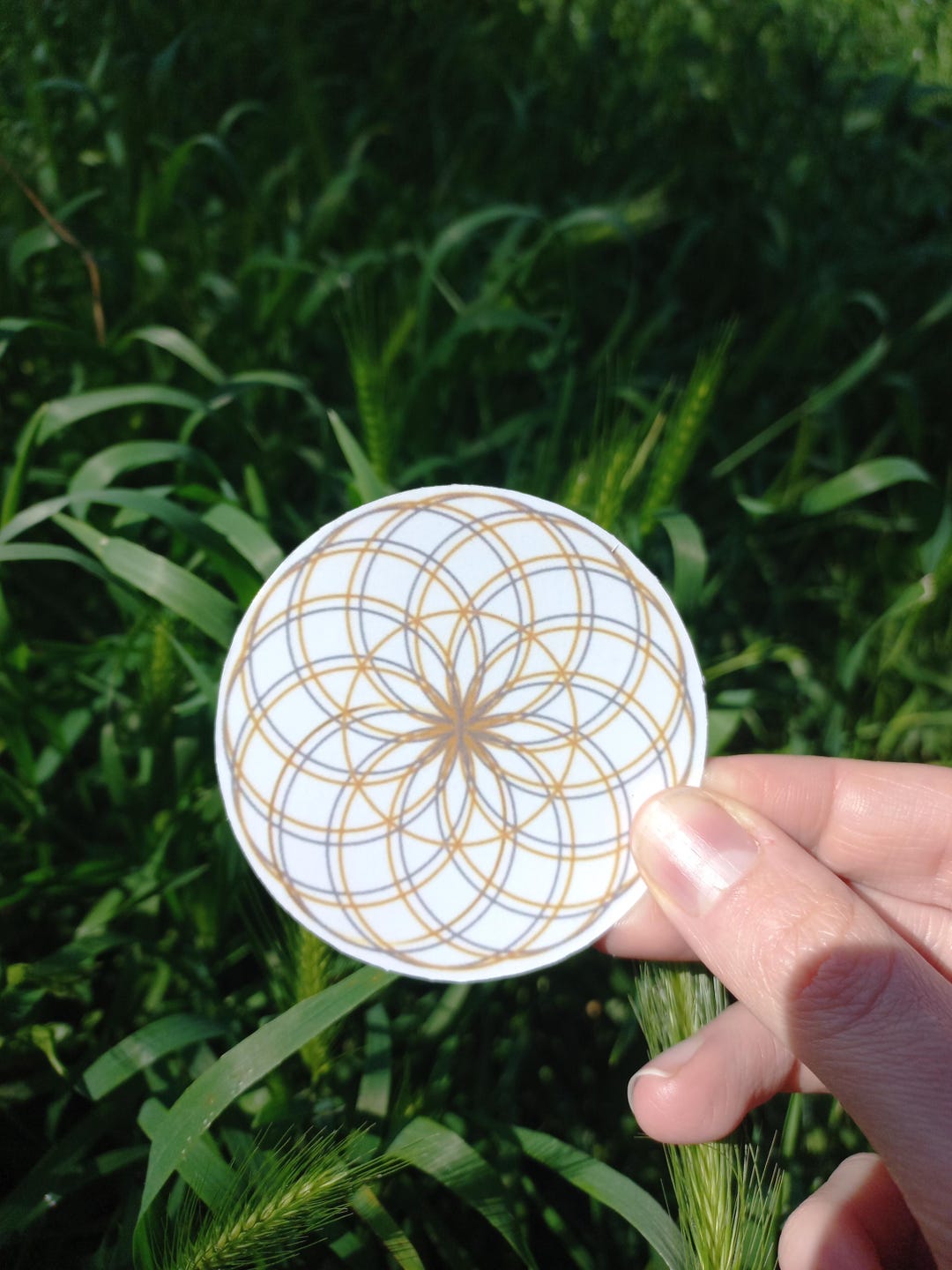 Flower of Life, Lotus of Life, Sacred Geometry Stickers - Etsy