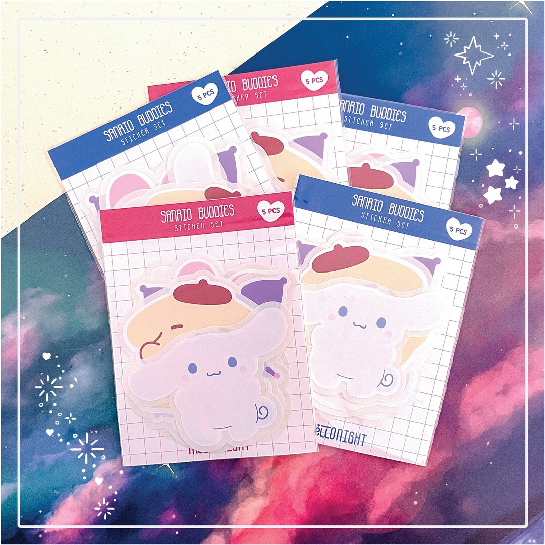 Sanrio Character Sticker Pack Cute Sanrio Sticker Set Cute Planner ...