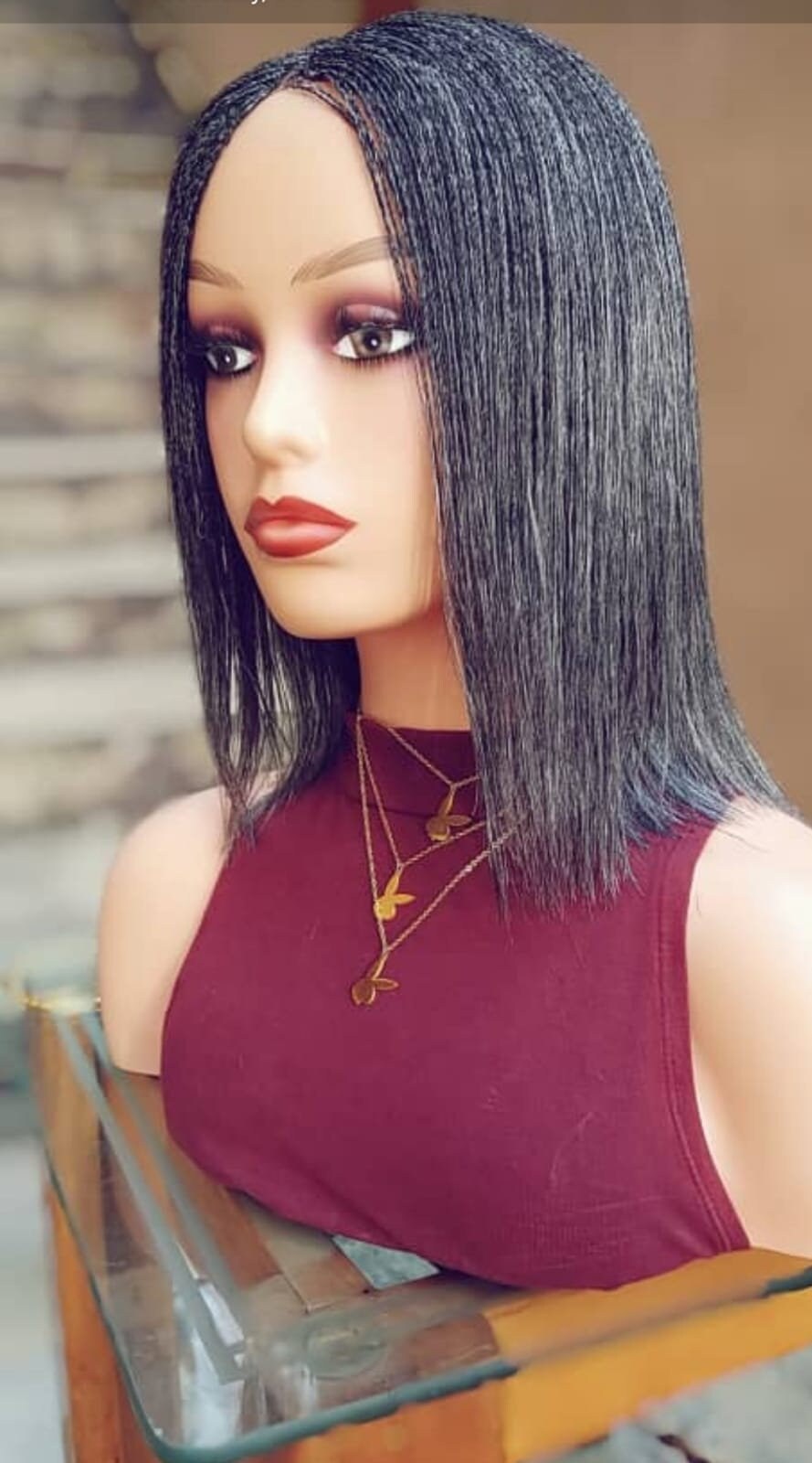 Braided Wig Etsy