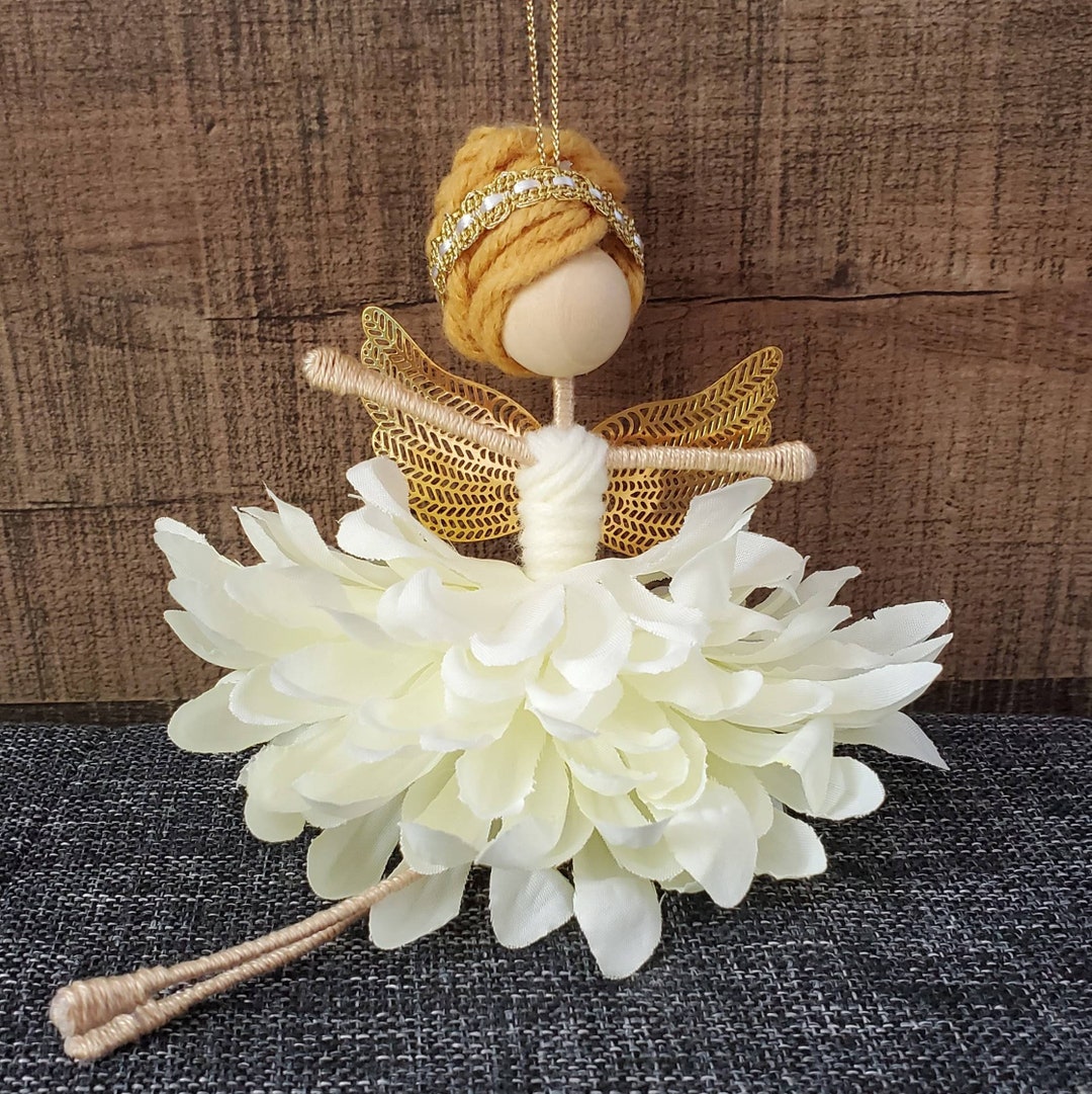 Handmade Angel Doll Angel Ornament Christmas Tree Ornament - Etsy