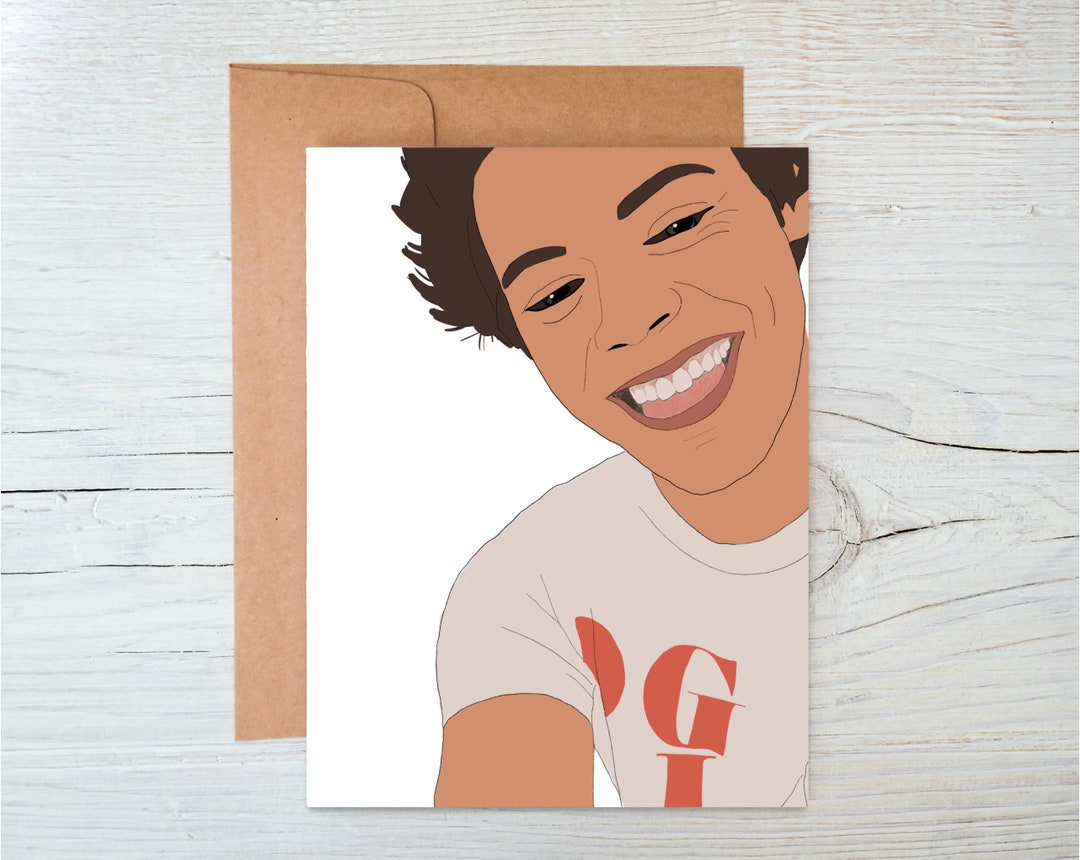 Harry Styles Card Anniversary Card Birthday Card Any Occasion Card ...