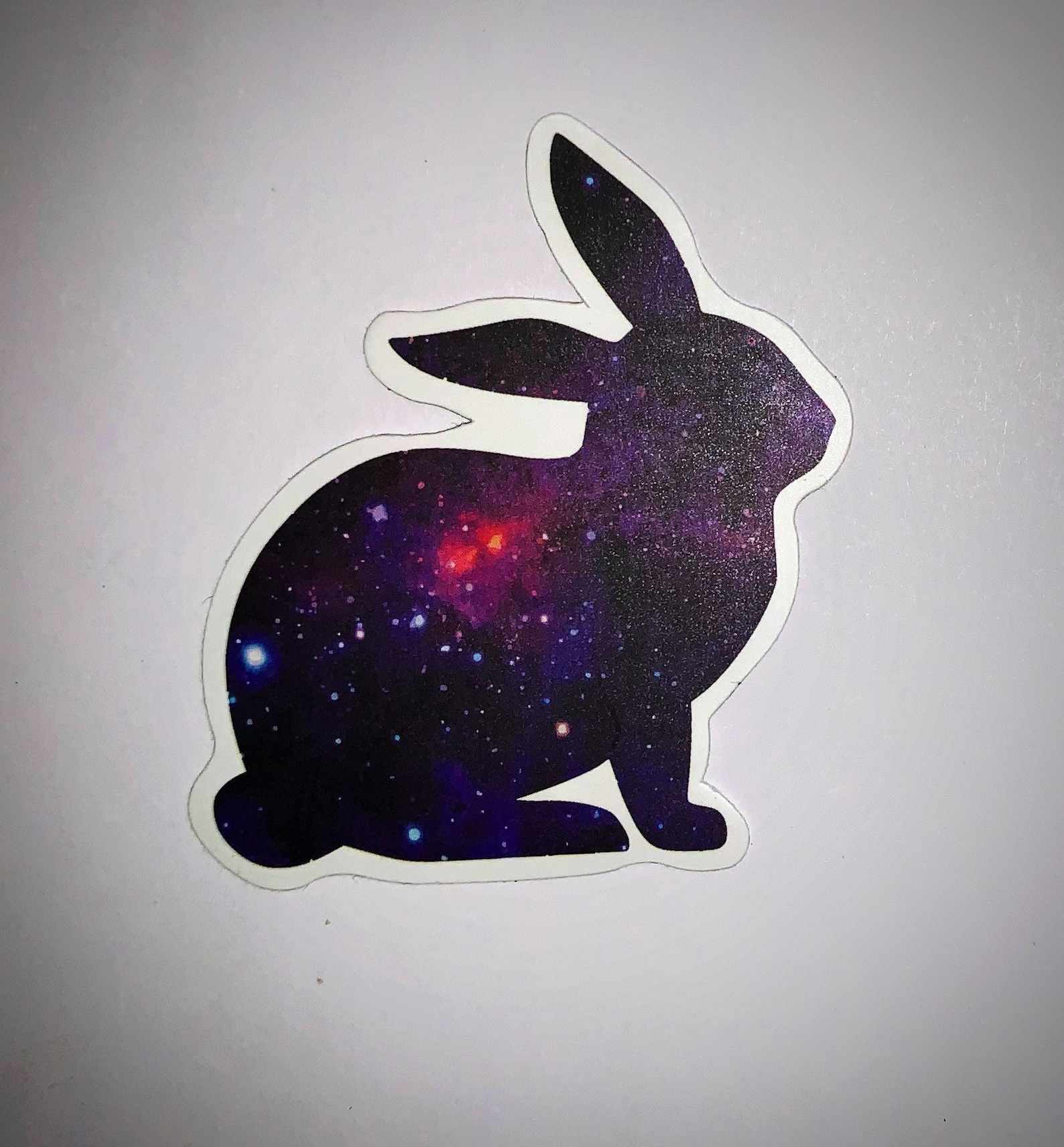 Galaxy Rabbit Sticker Individual Sticker Laptop Tablet - Etsy