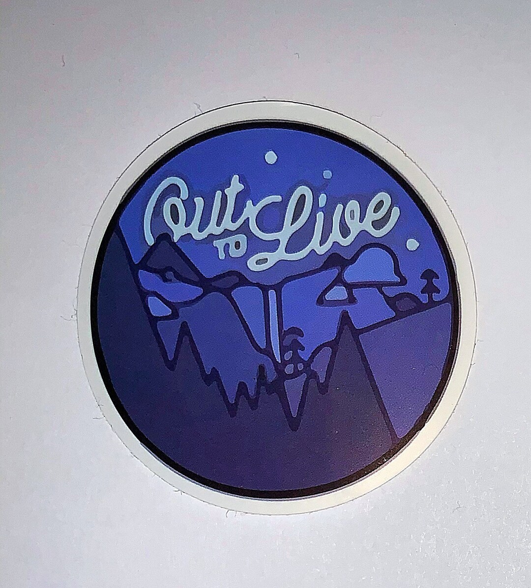 Out to Live Sticker Individual Sticker Laptop Tablet Skateboard Phone ...