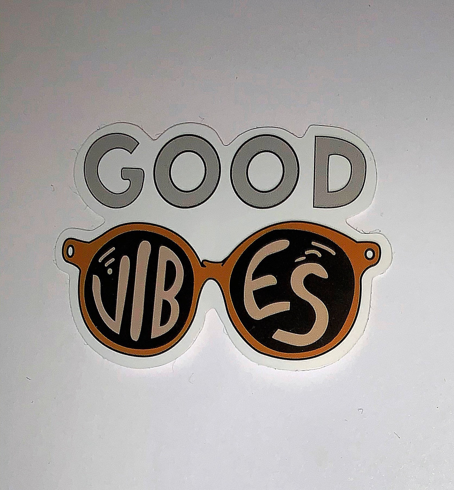 Good Vibes Shades Sticker Individual Sticker Laptop Tablet - Etsy España