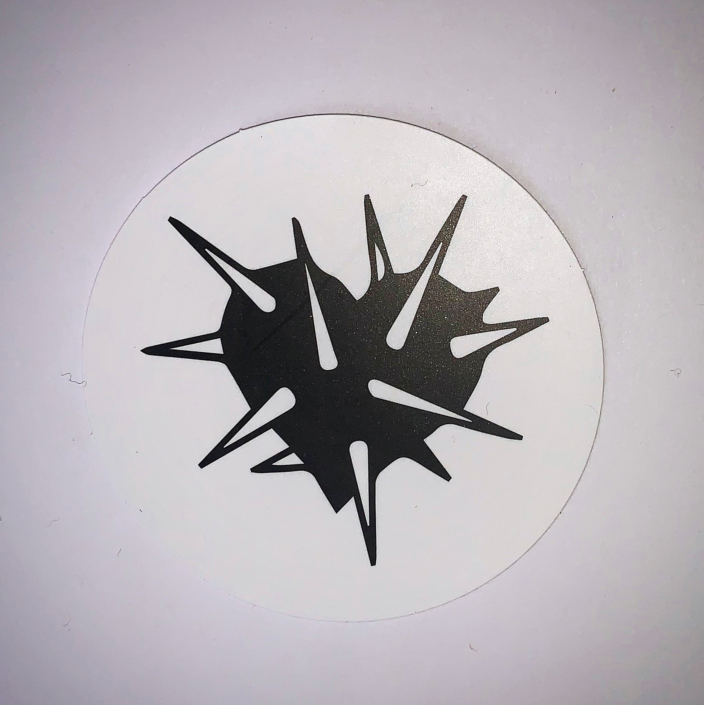 Spikey Heart Individual Sticker Laptop Tablet Skateboard | Etsy