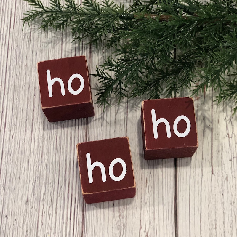 Wood Block Santa - Etsy