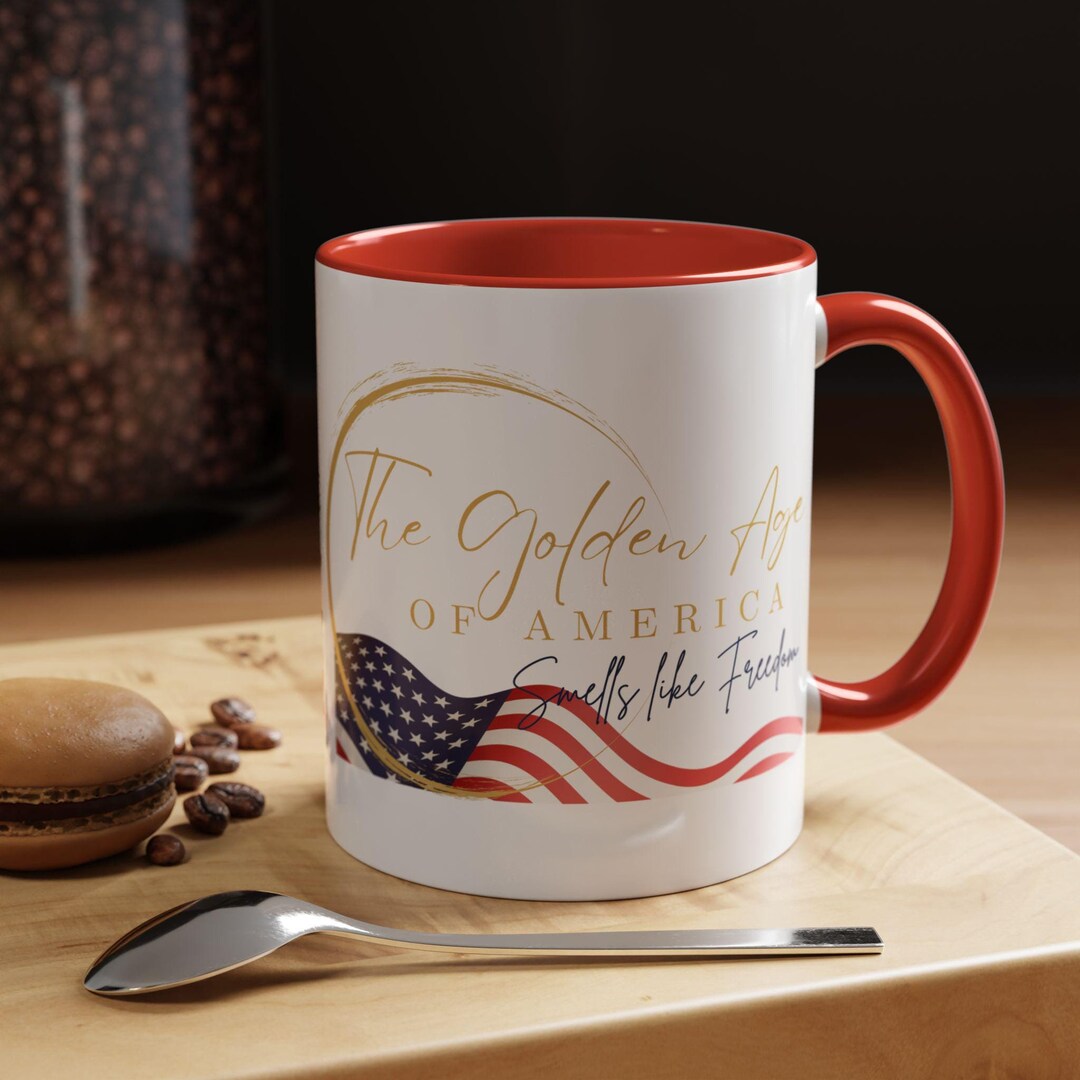 Patriotic Mug, the Golden Age of America Mug, Coffee Mug, USA Mug ...