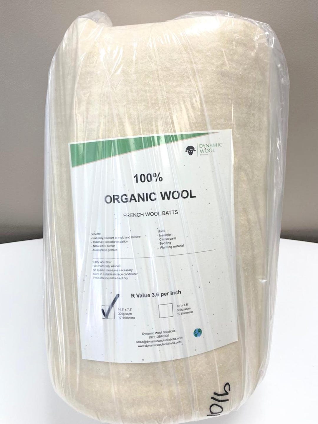 10lb Natural Sheep Wool 1/2” 500msg. More Than 12’ of Pure Wool!! DIY ...