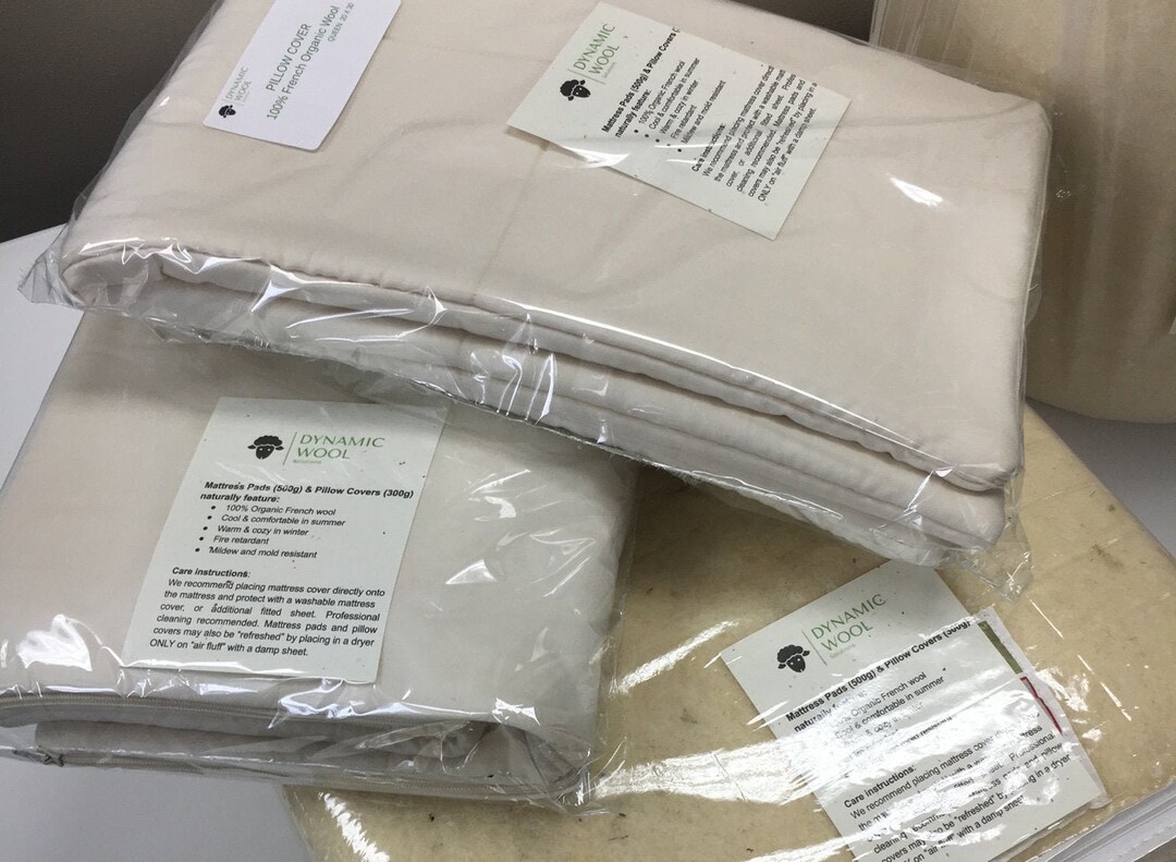 Sheep Wool Pillow Protectors, Set of 2, King Size, Made in USA - Etsy