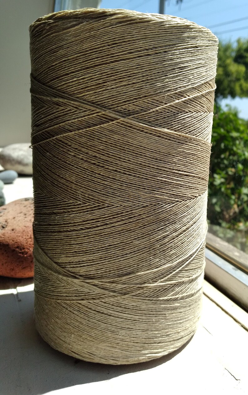 Plant Based Yarn Hemp European Thread 10/4 - No Plastic - Natural Fiber ...