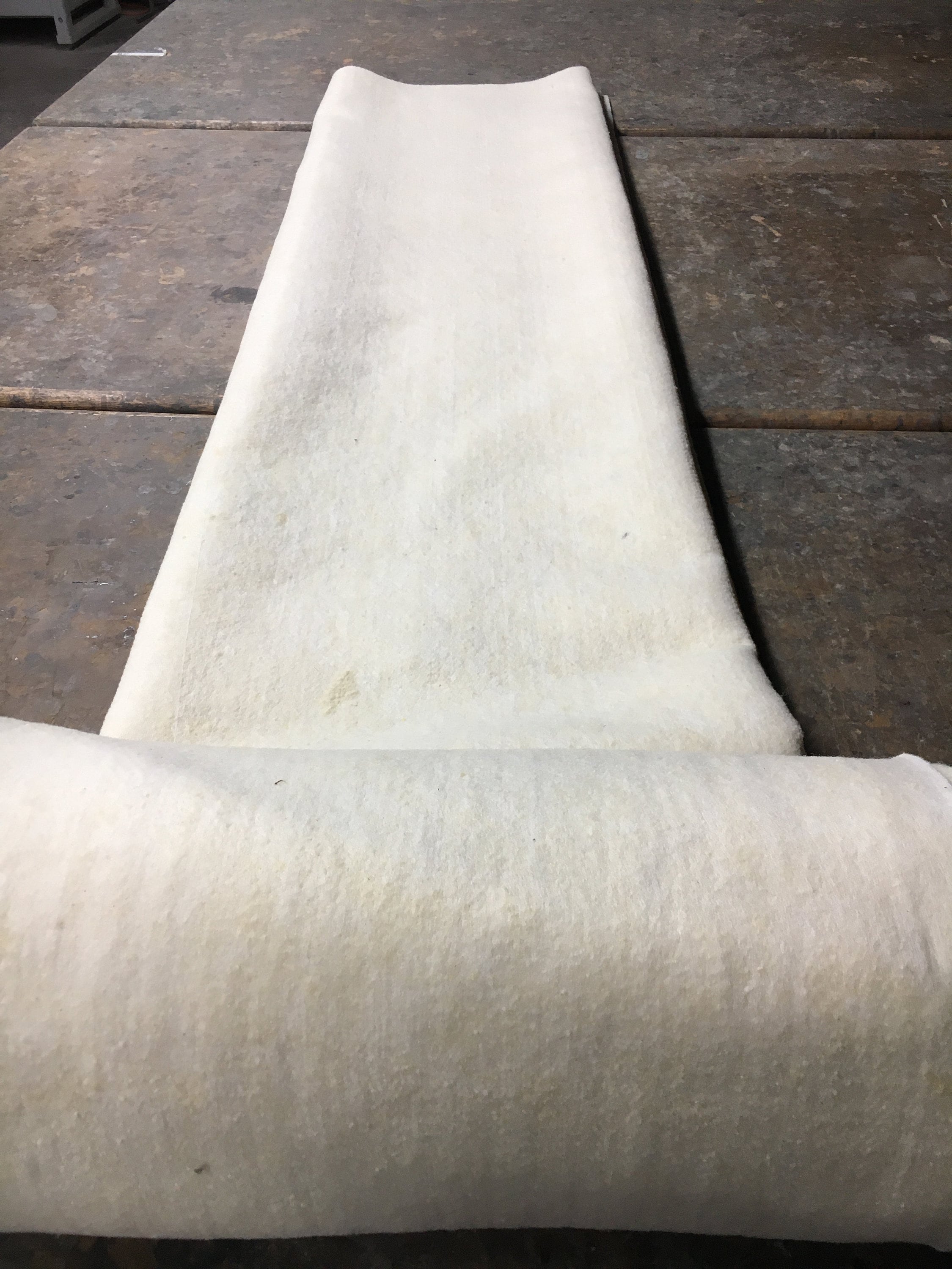 French Sheep Wool Batting: All-natural Quilting, Crafts (1/4" Thick ...